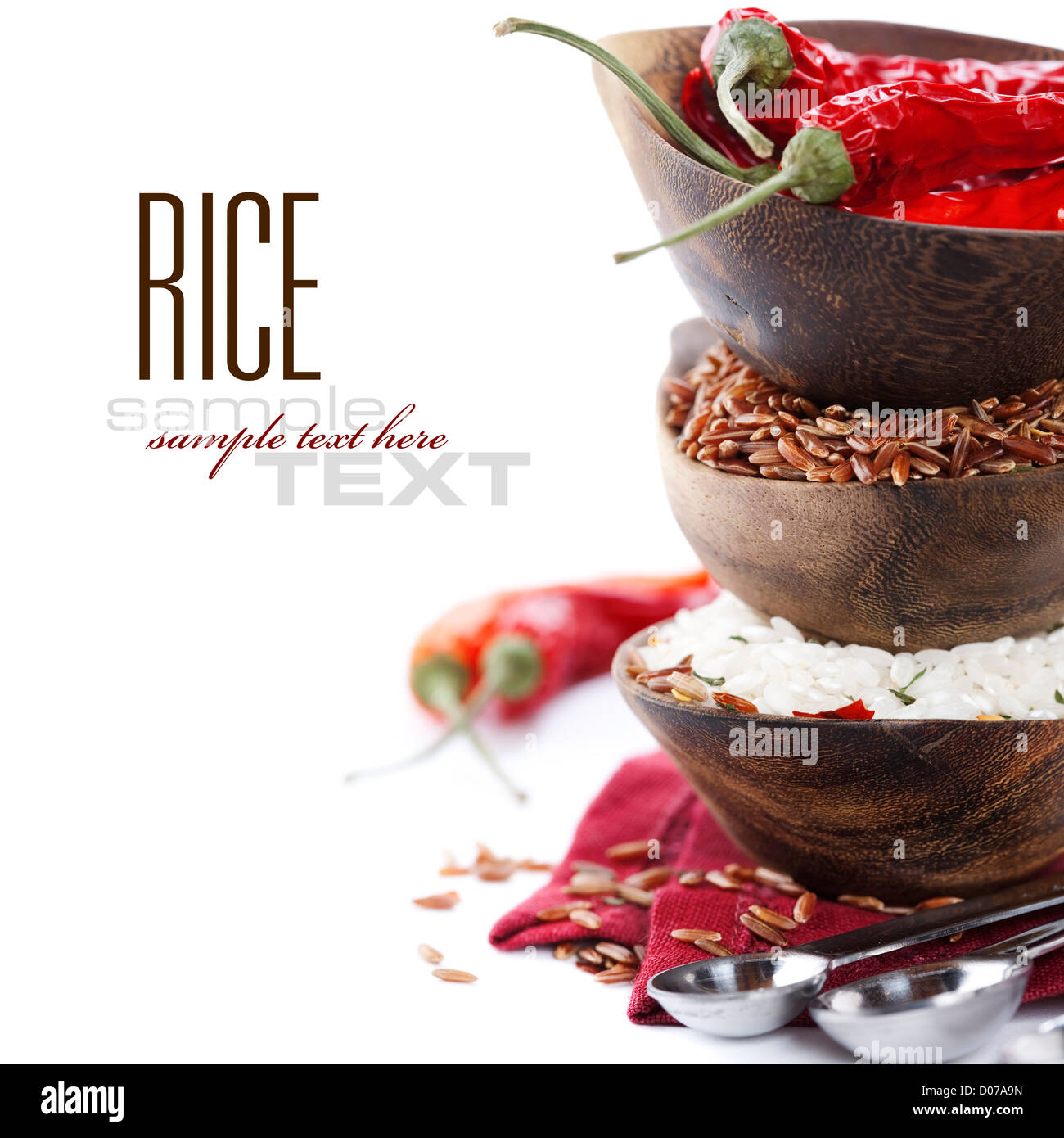 variety of rice Stock Photo - Alamy