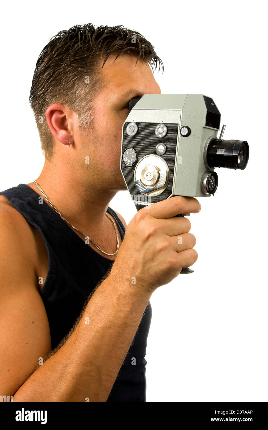 Man is filming hi-res stock photography and images - Alamy