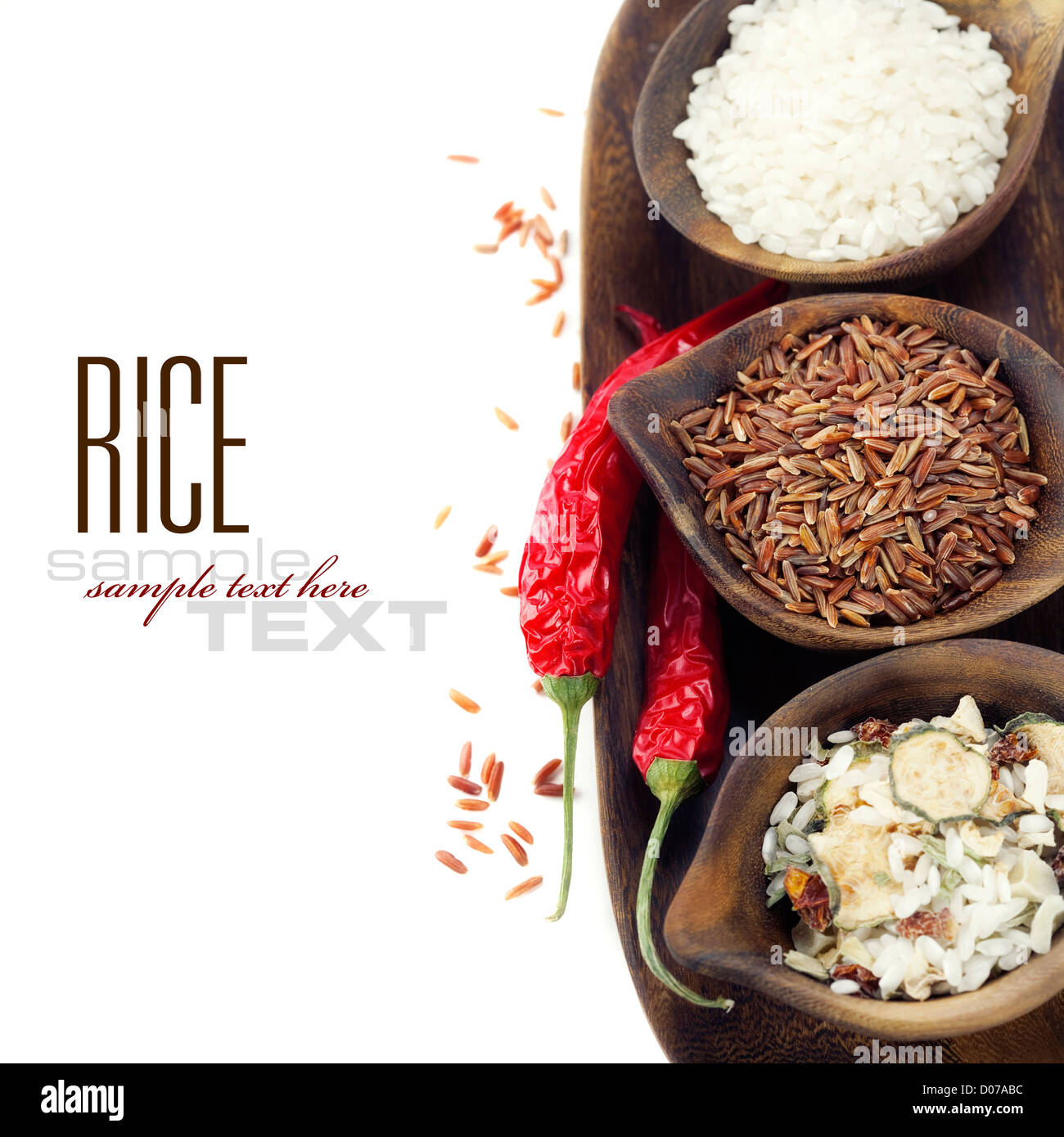 variety of rice Stock Photo - Alamy