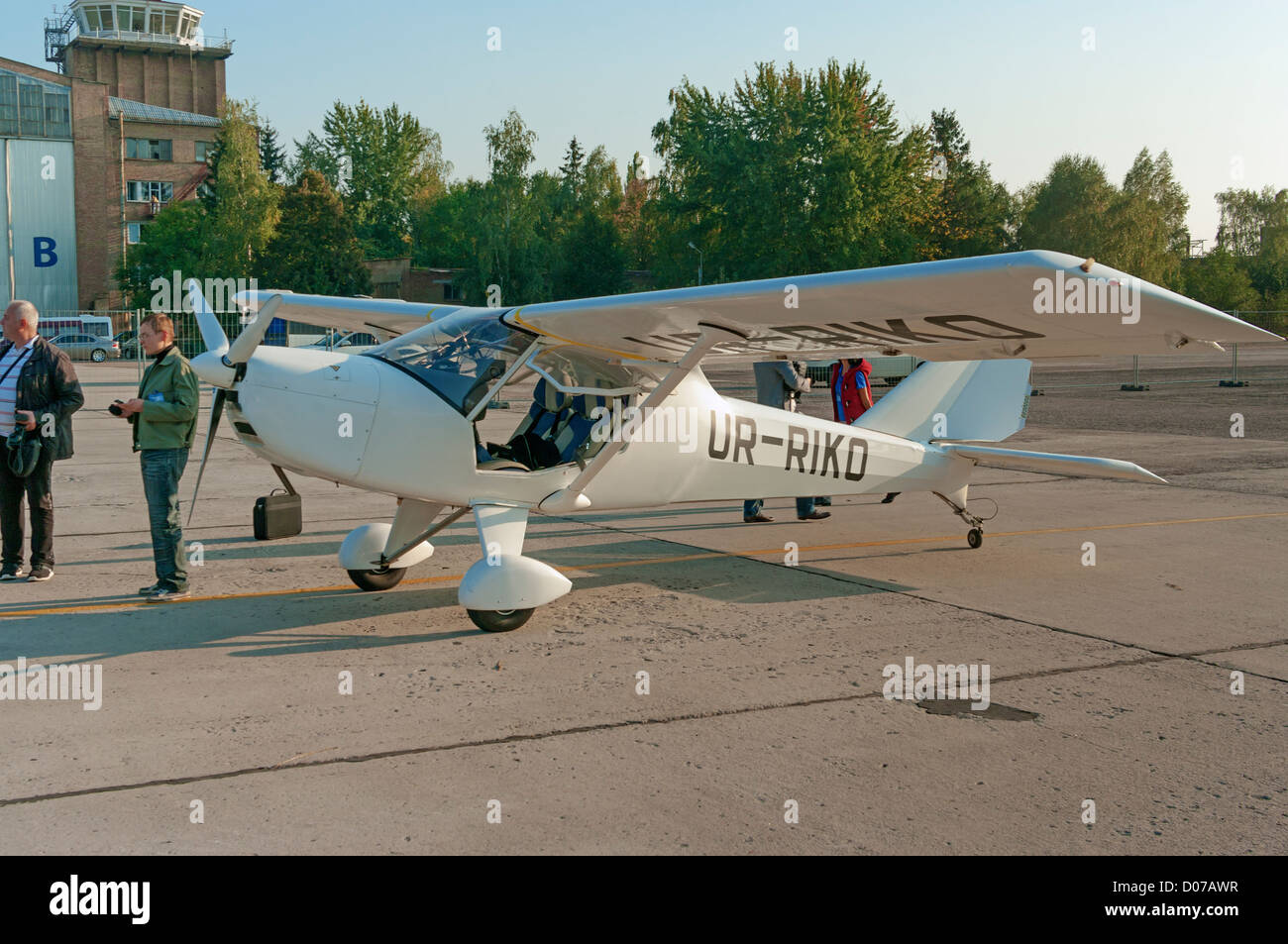 Light airplane for cruising and training Stock Photo - Alamy