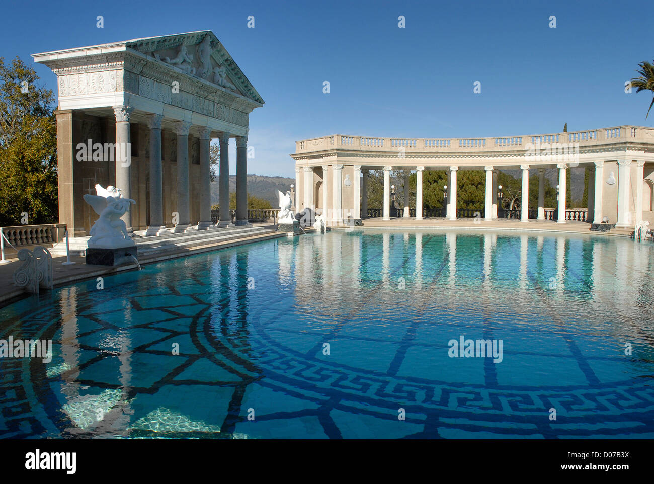 Neptune pool at Hearst Castle Stock Photo - Alamy