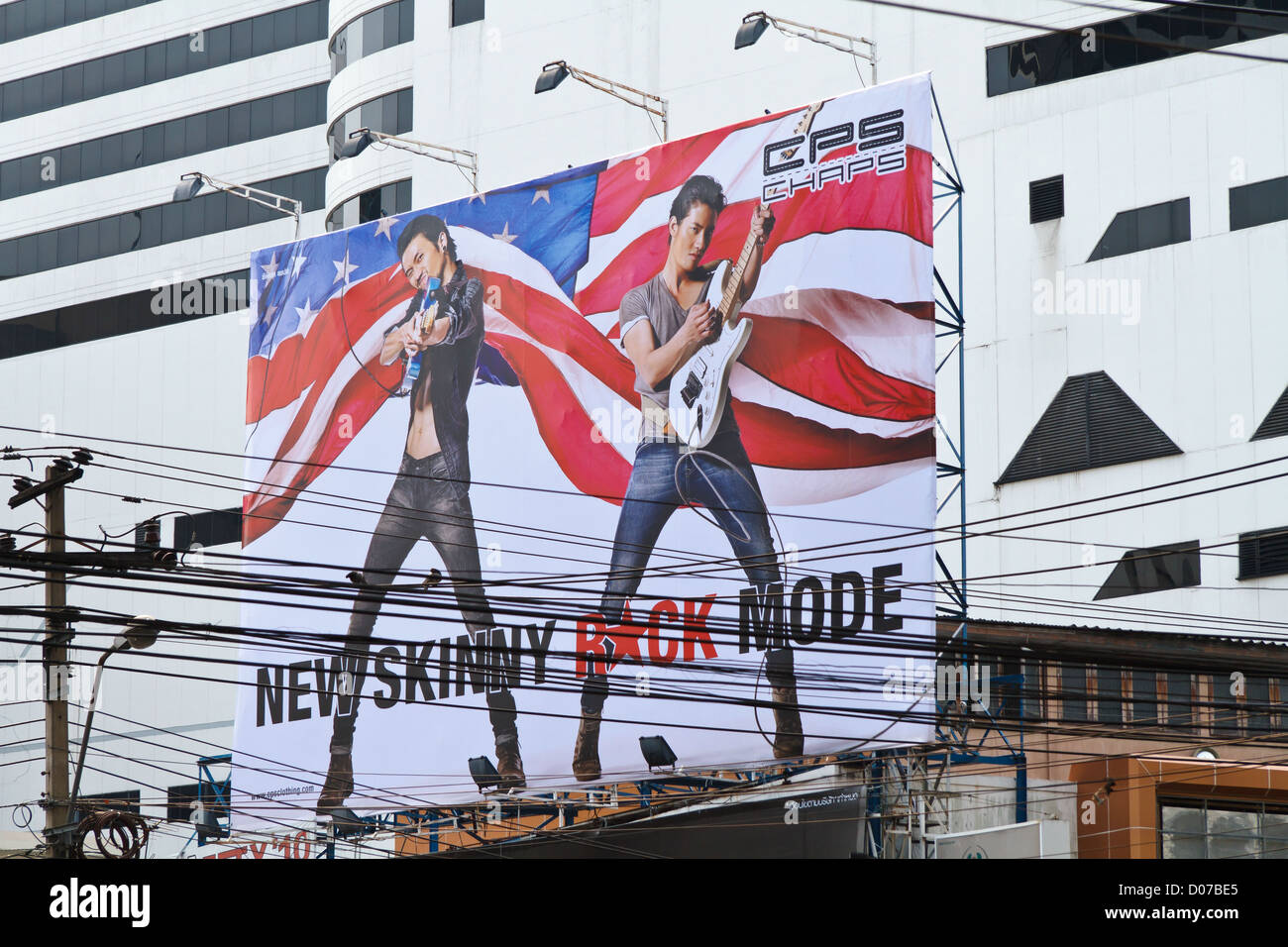 Advertising in Bangkok, Thailand Stock Photo - Alamy