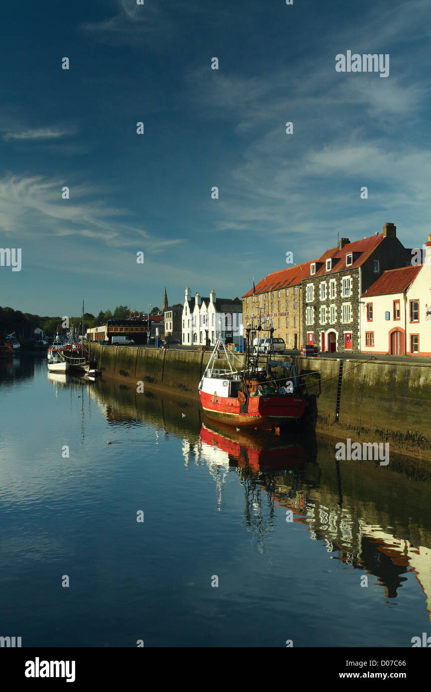 Eyemouth Harbour on the Berwickshire Coastal Path, Scottish Borders ...