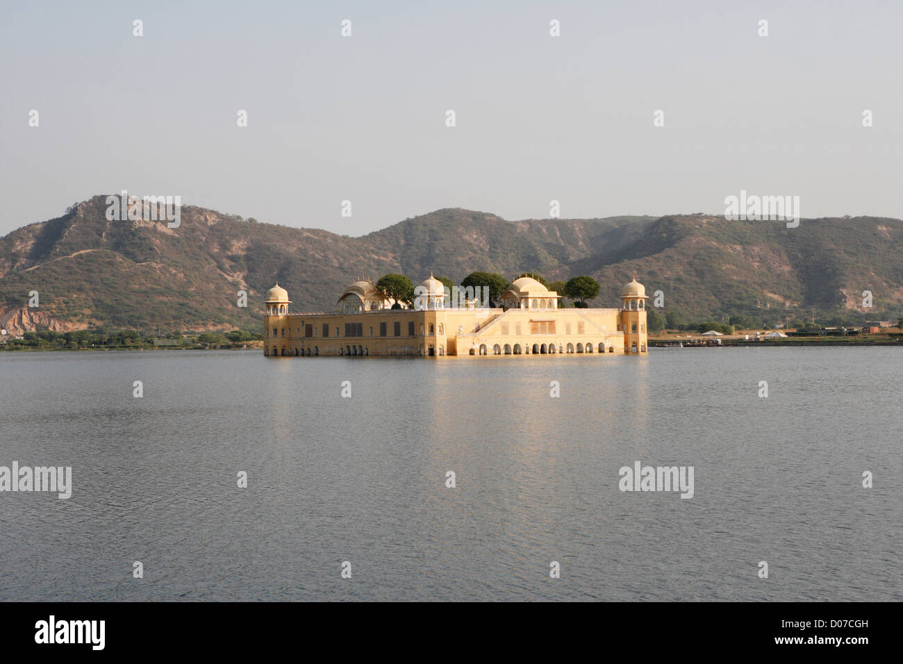 Jal Mahal in Man Sagar Lake in Jaipur city, Rajasthan, India Stock ...
