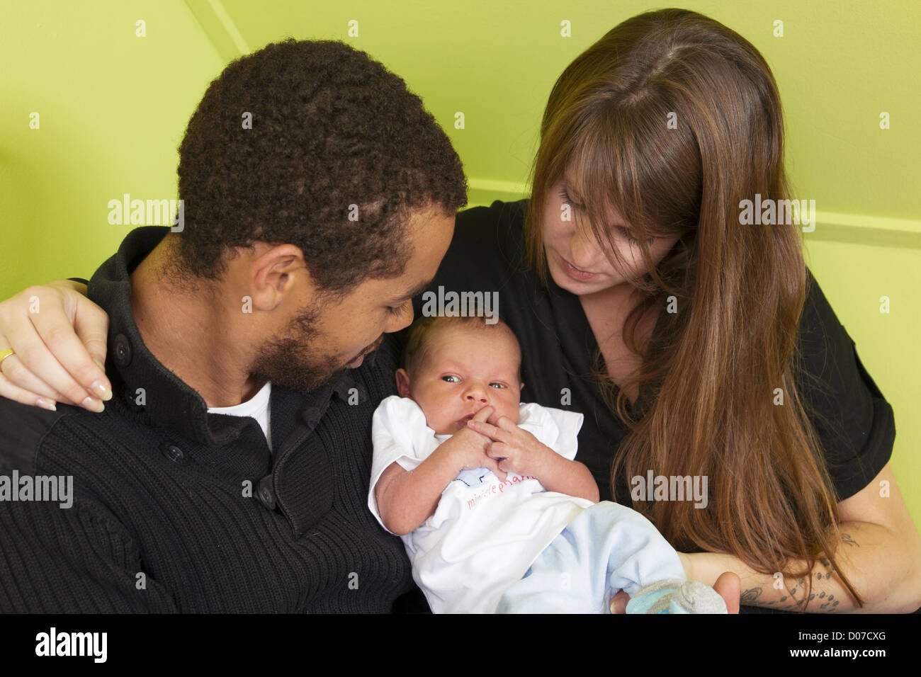 Black Teenage Parents With Baby