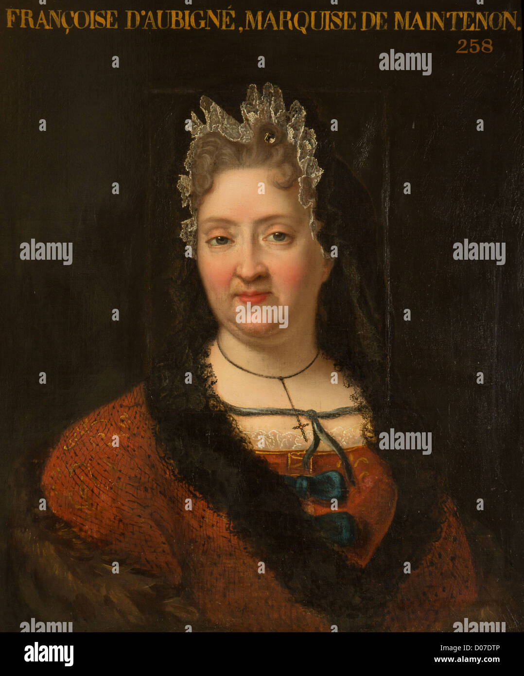 MADAME MARQUISE MAINTENON (1635-1719) NEE FRANCOISE D'AUBIGNE PAINTING ...