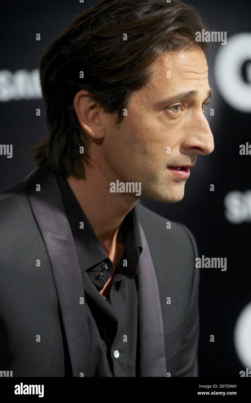 Nov. 19, 2012 - Madrid, Spain - Adrien Brody attends 'GQ Men of the ...