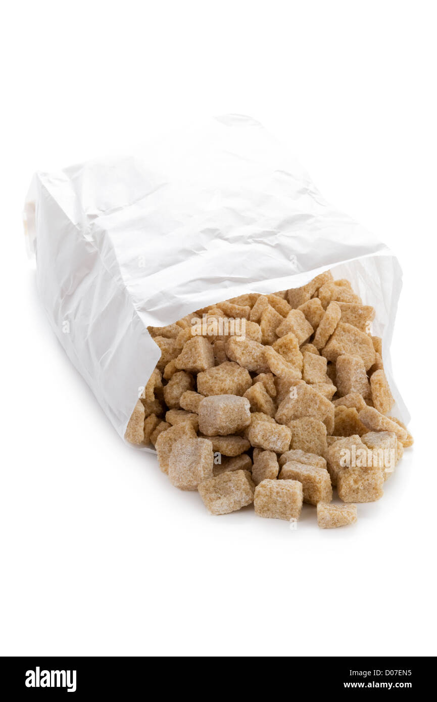 Pile white sugar cubes Cut Out Stock Images & Pictures - Alamy