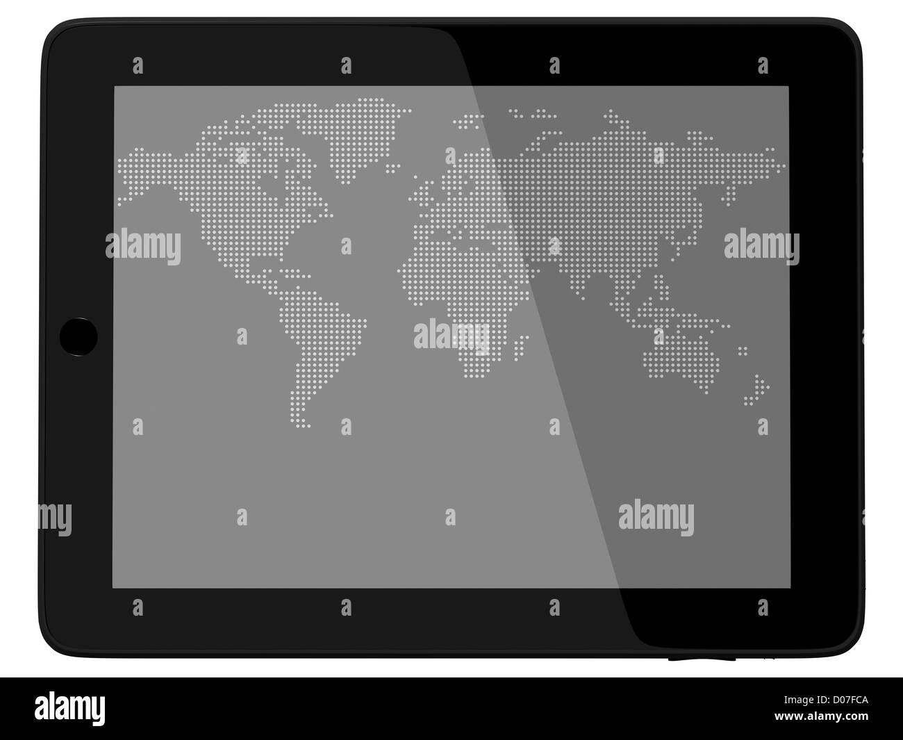 Blank world map Black and White Stock Photos & Images - Alamy