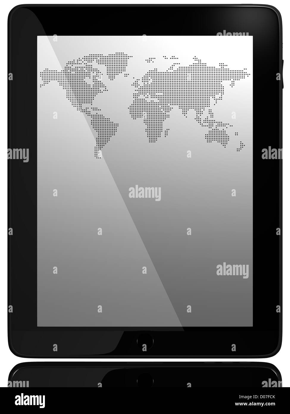 Tablet computer on travel Black and White Stock Photos & Images - Alamy