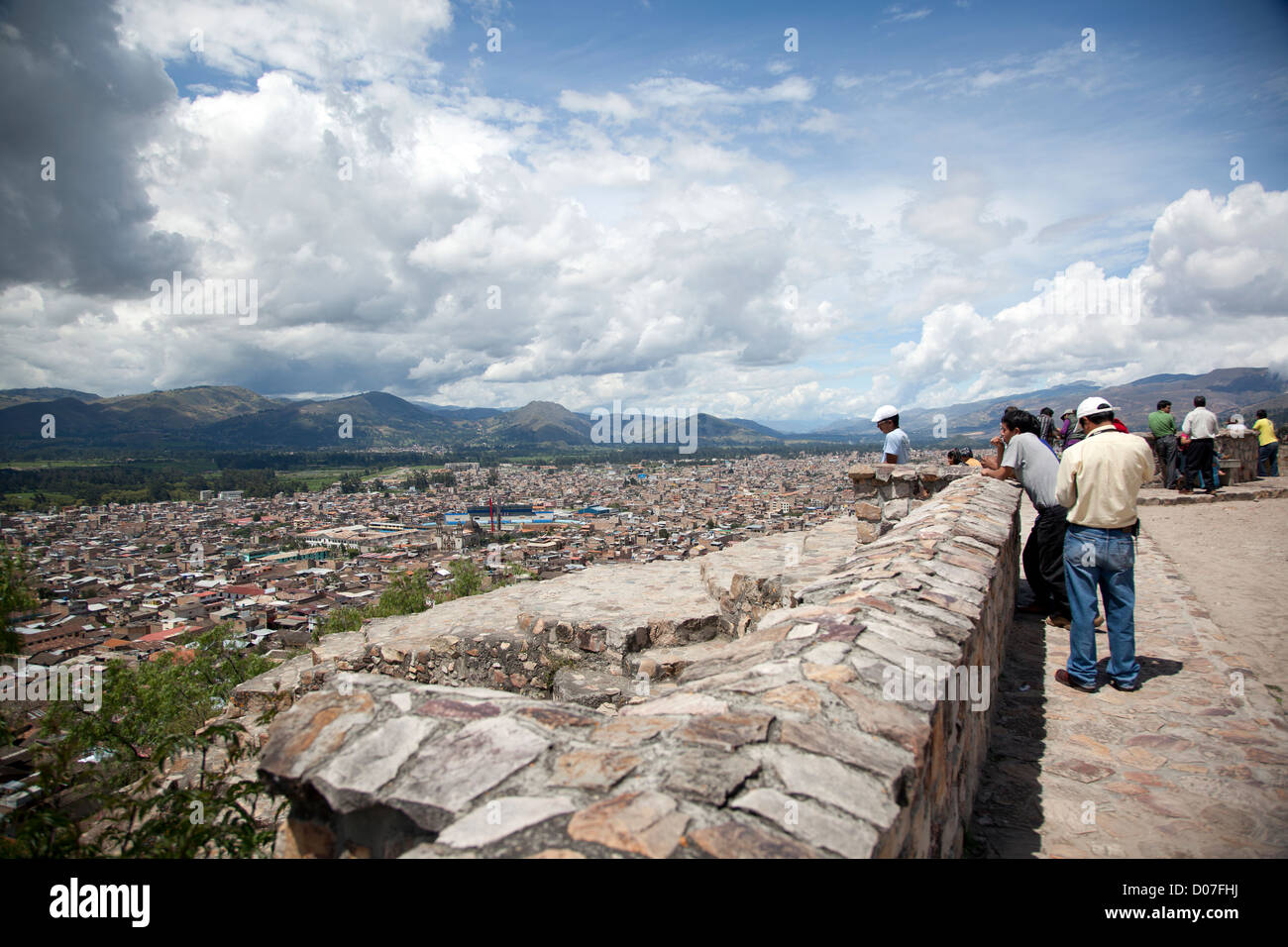 The Andean city of Cajamarca, Peru, where Spanish conquistadors ...