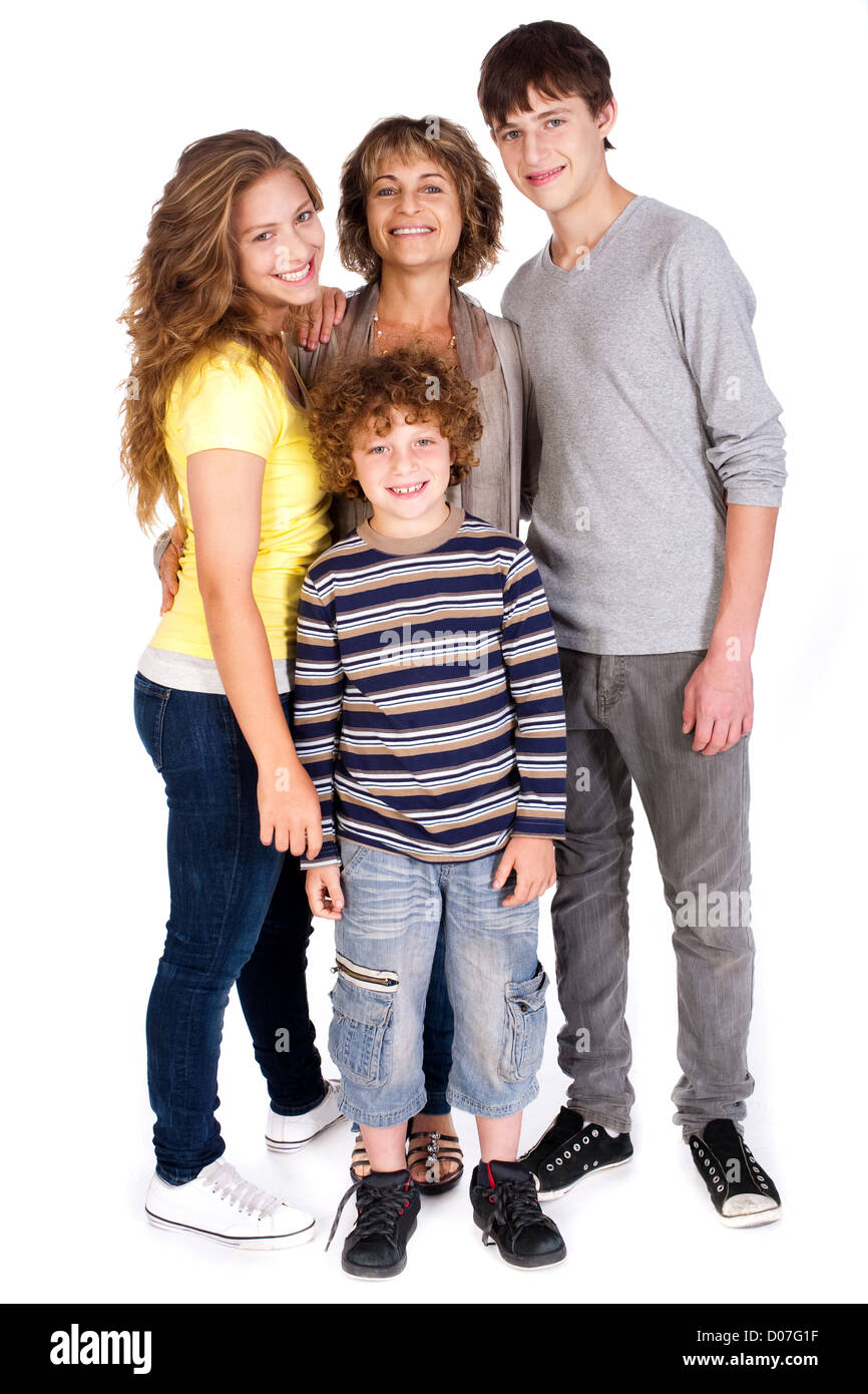 White american family Cut Out Stock Images & Pictures - Alamy