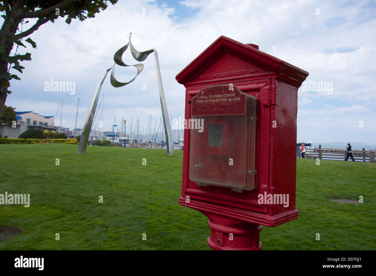 Fire alarm box. San Francisco, California Stock Photo - Alamy