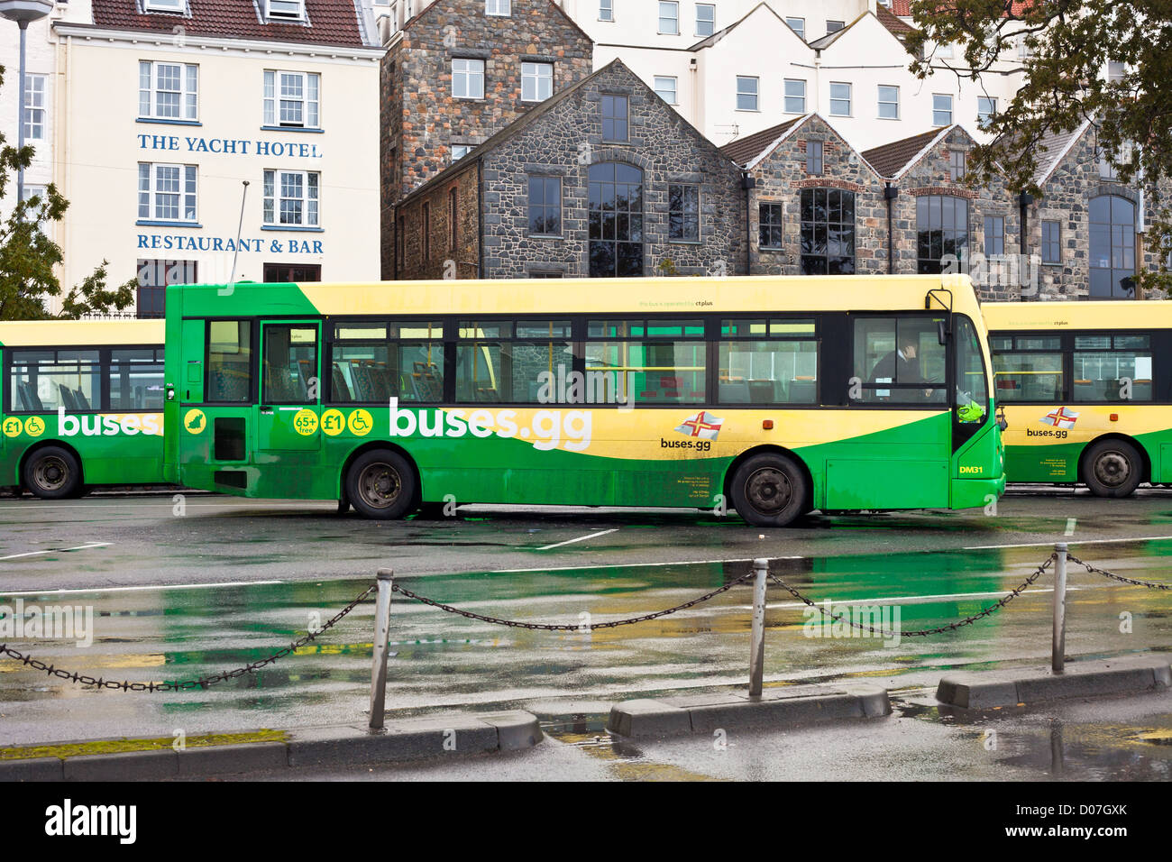 Guernsey Buses, November 2012 Stock Photo - Alamy