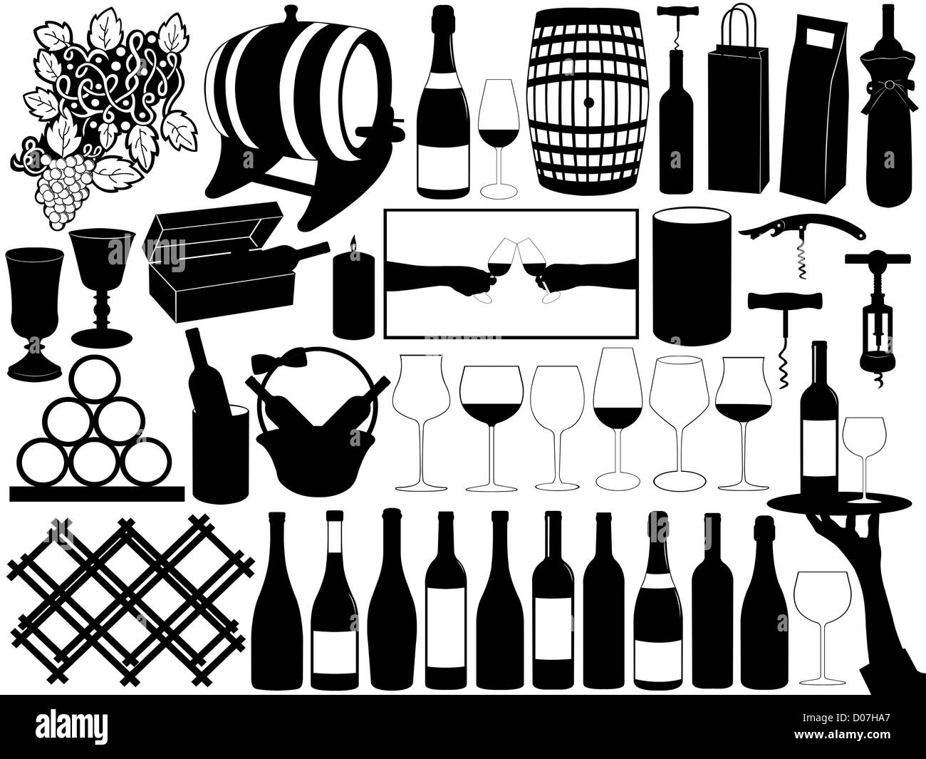 Wine bottle box Black and White Stock Photos & Images - Alamy