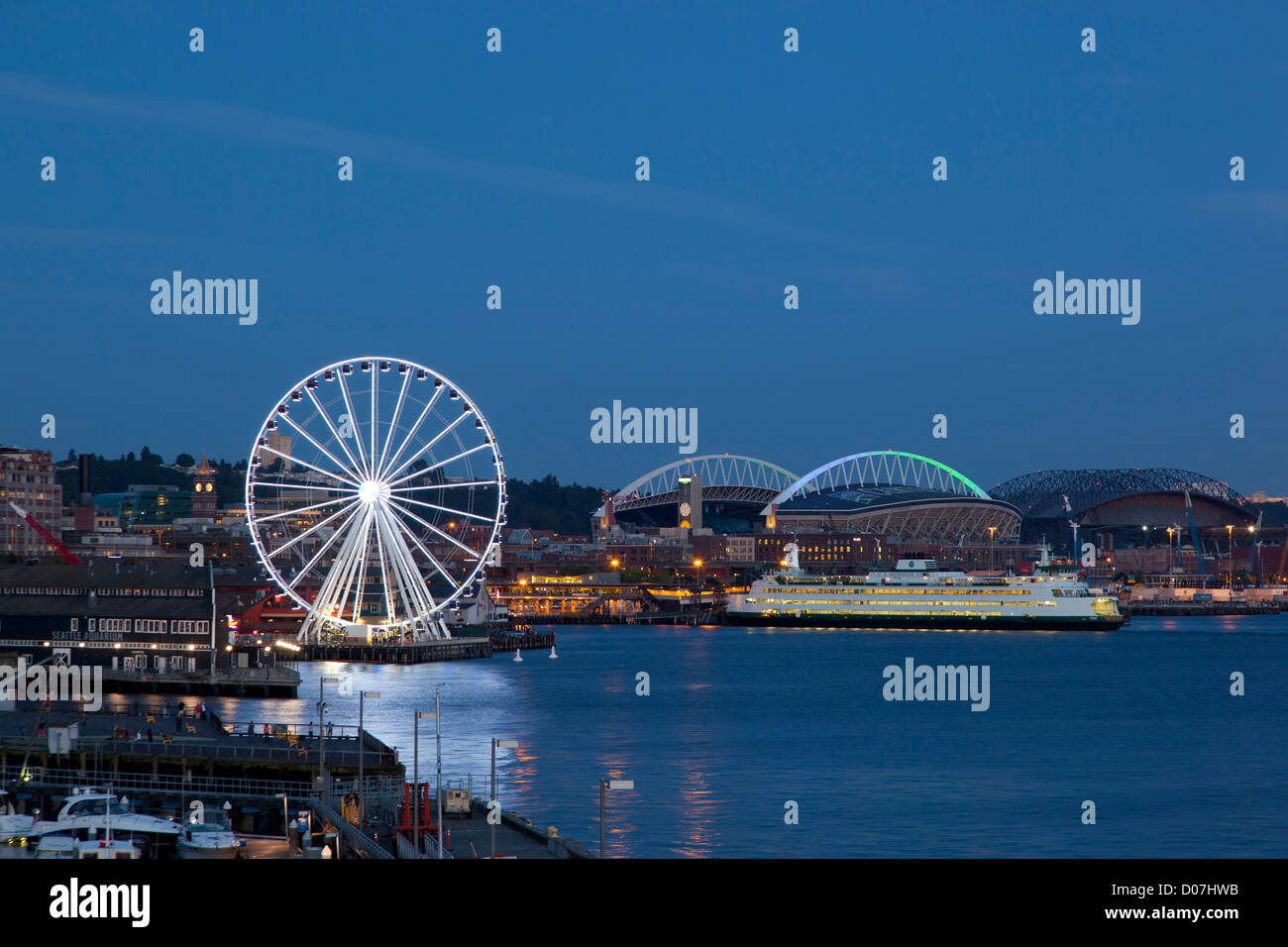 Seattle great wheel hi-res stock photography and images - Alamy