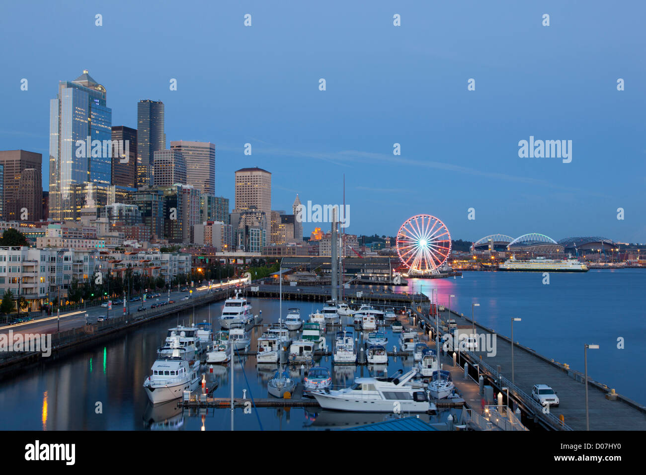 Seattle great wheel hi-res stock photography and images - Alamy