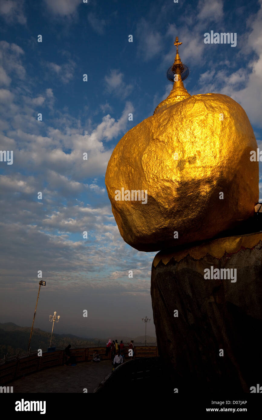 Golden Rock stupa in Myanmar Stock Photo - Alamy