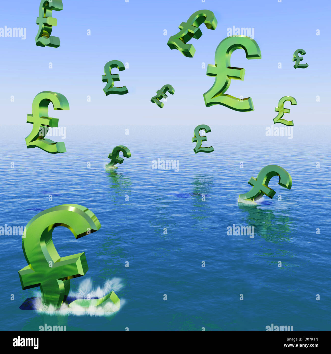 Money (british pounds ) falling hi-res stock photography and images - Alamy