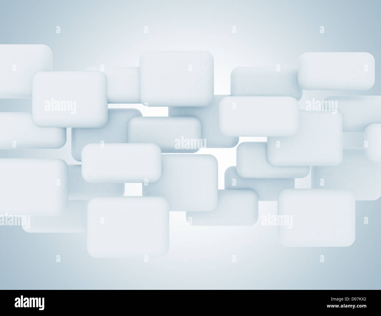 Abstract 3d soft geometric shapes Stock Photo - Alamy