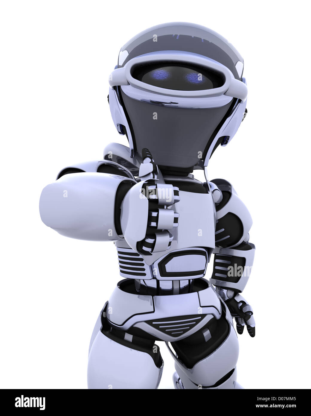 3D render of a robot Stock Photo - Alamy