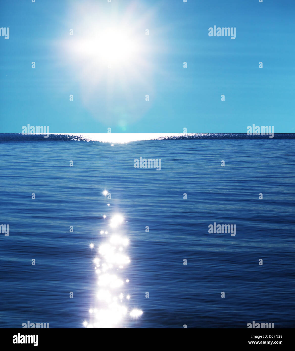 sunny spark on water Stock Photo - Alamy