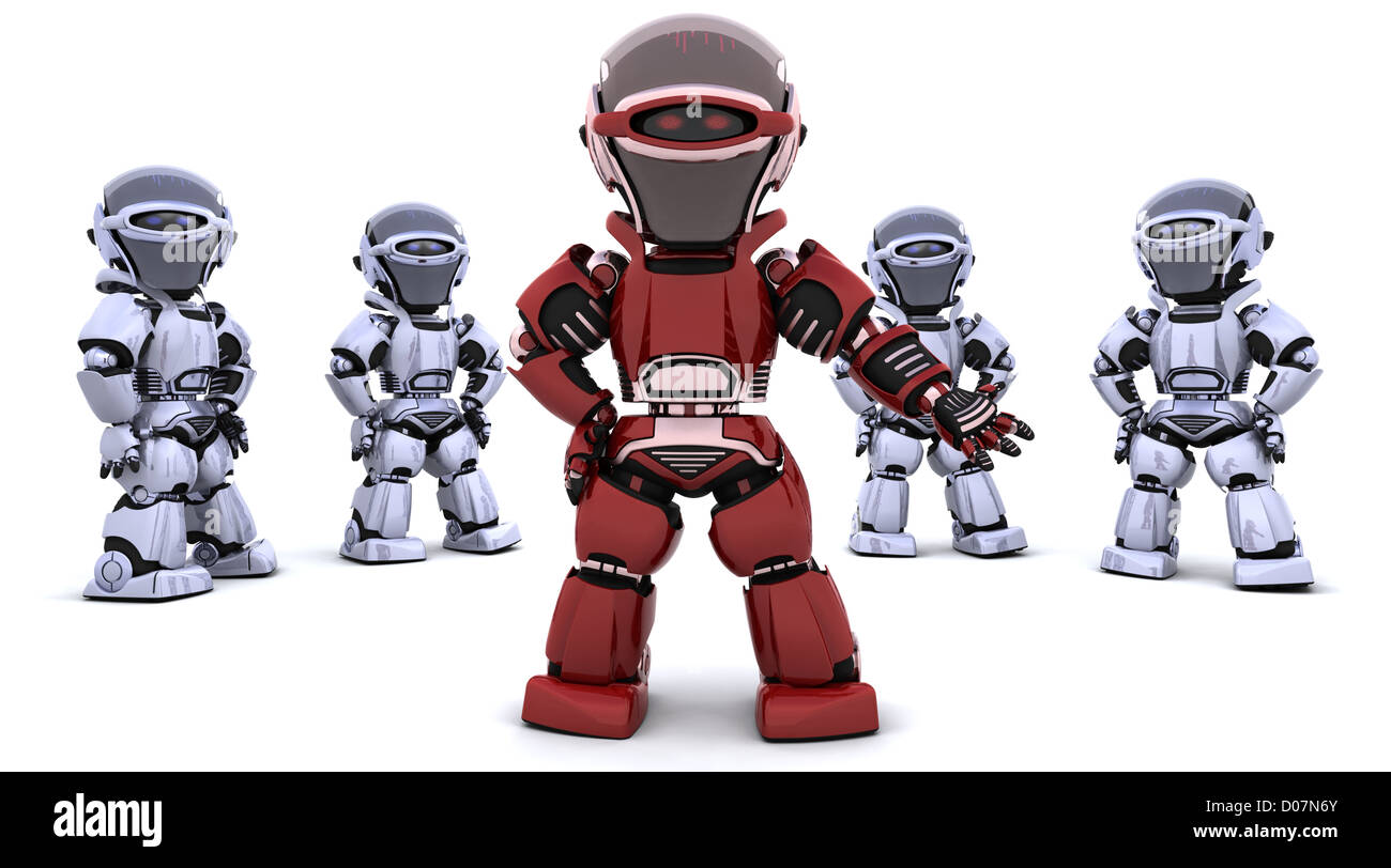 3d render man leading hi-res stock photography and images - Alamy