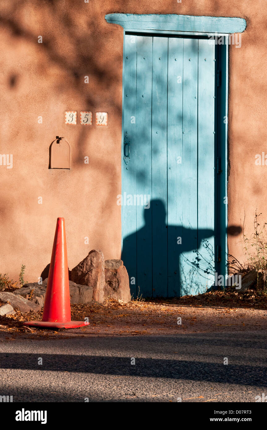 Shadow of man at construction site Stock Photo - Alamy