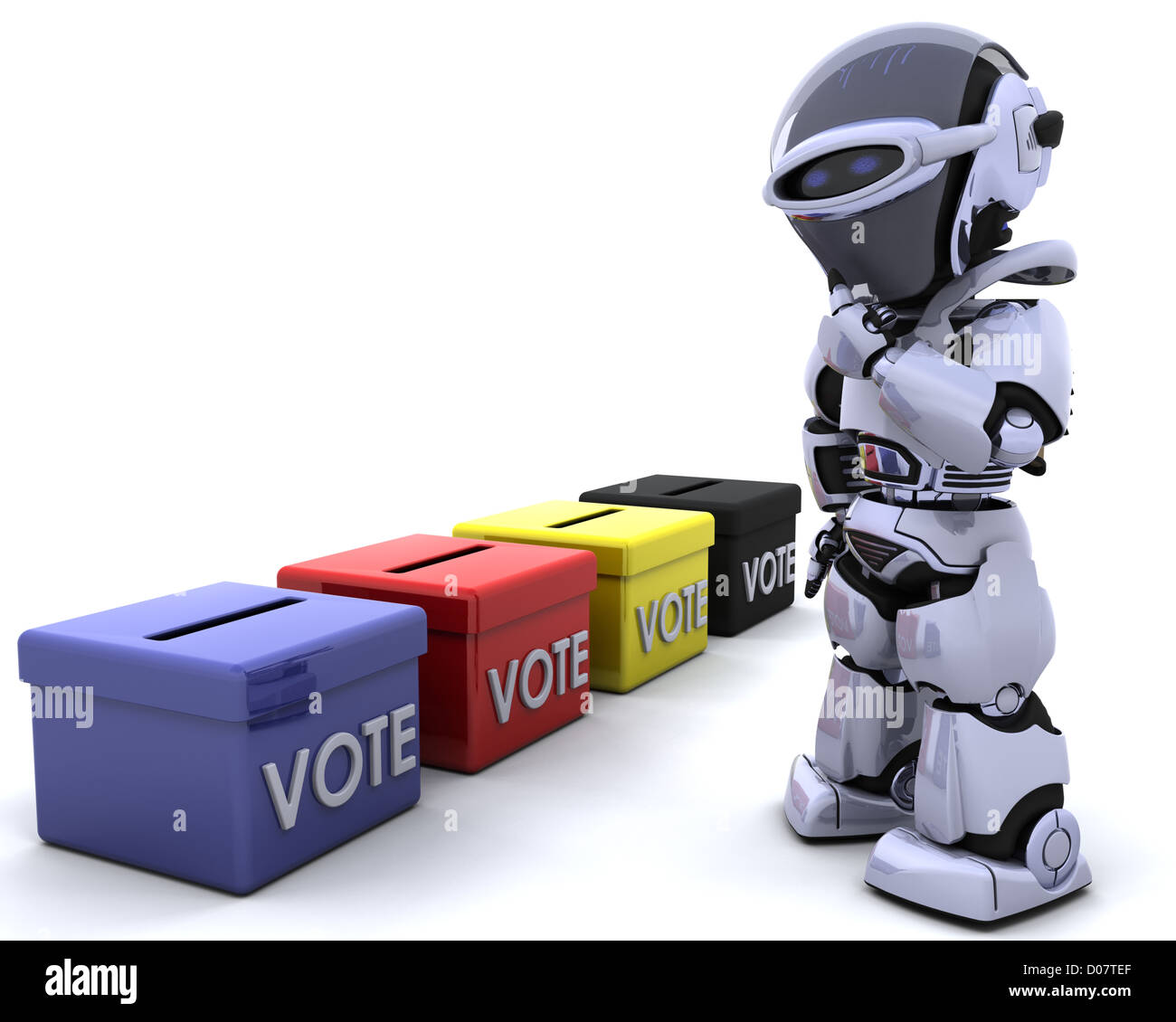 Election day voting boxes hand hi-res stock photography and images - Alamy