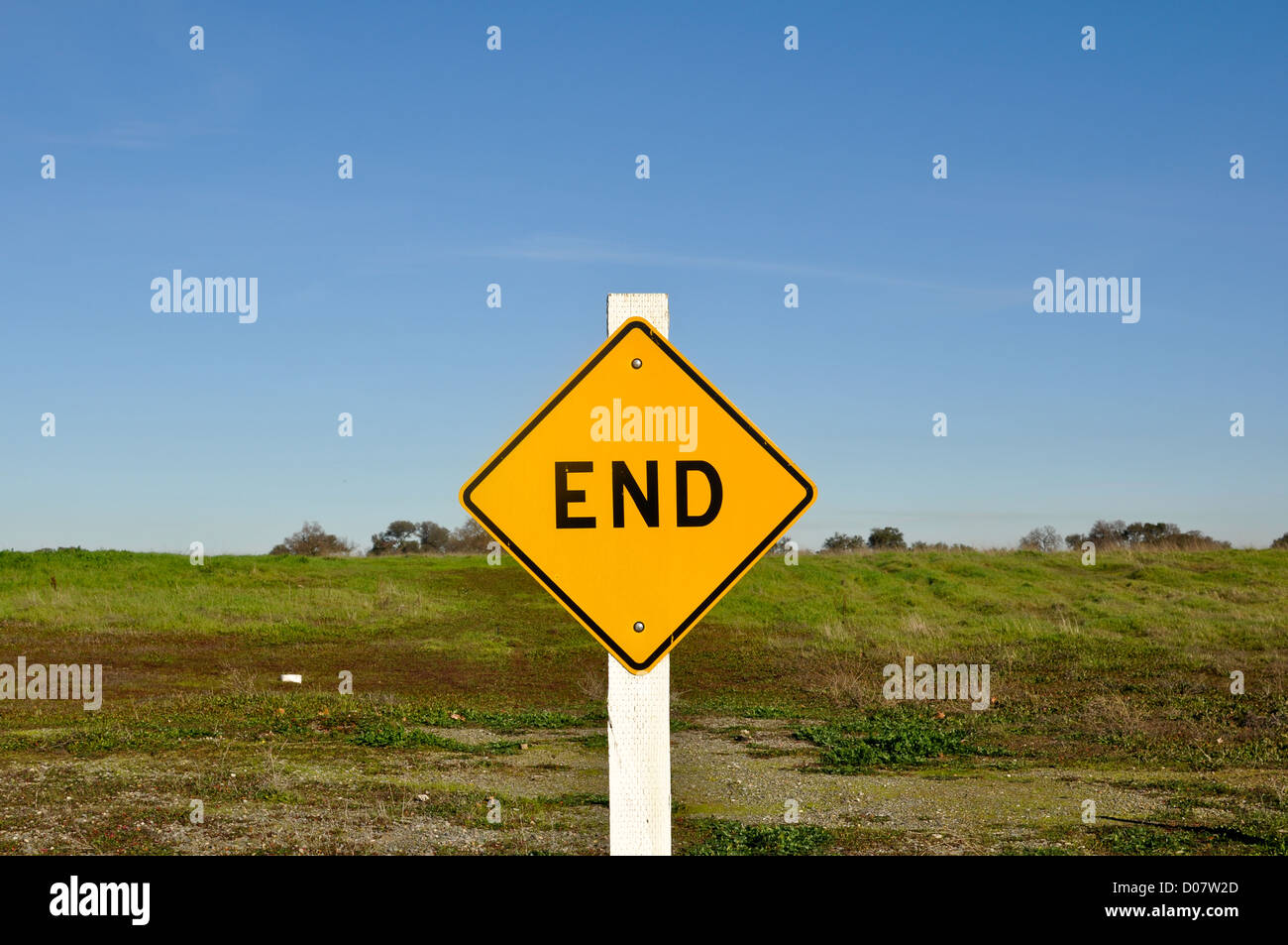 End Sign that could be used as a business concept Stock Photo - Alamy