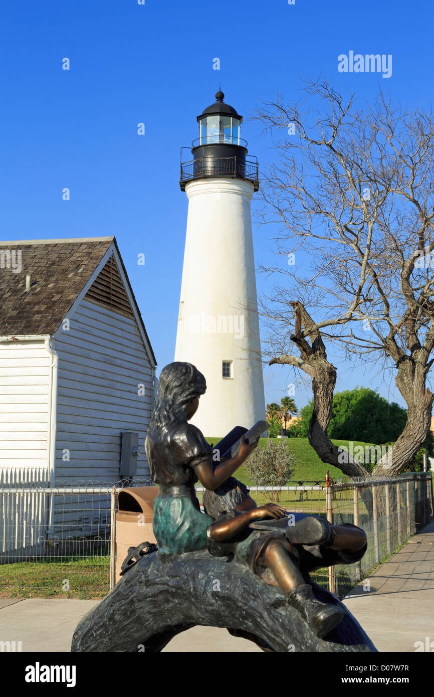 Port Isabel Lighthouse Museum,Port Isabel,Gulf of Mexico,Texas,USA ...