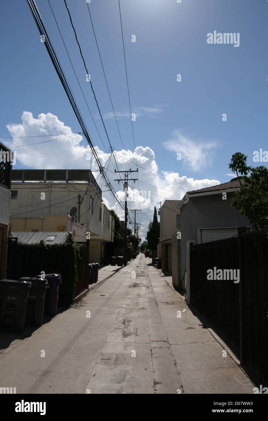 Alley near beach in long beach hi-res stock photography and images - Alamy