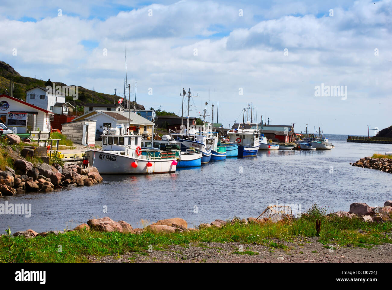 Petty Harbour in Newfoundland Stock Photo - Alamy