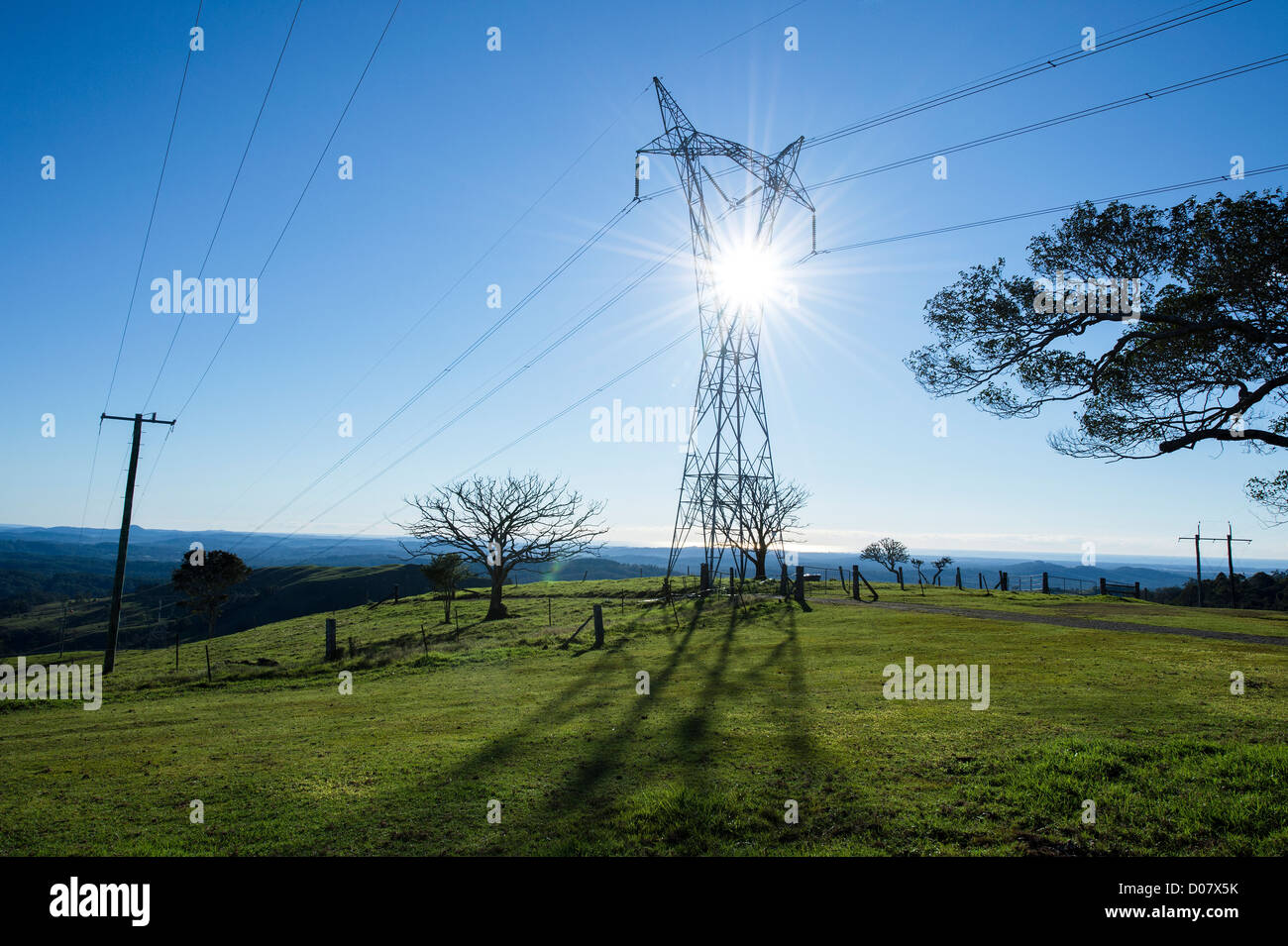 High voltage electricity pylons Stock Photo - Alamy High voltage electricity pylons Stock Photo - Alamy