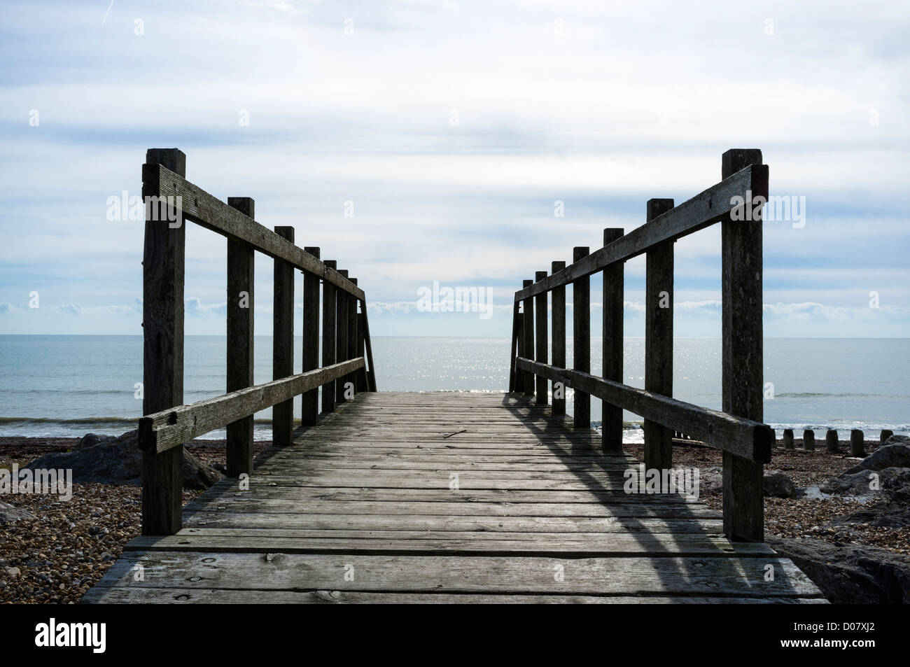 Worthing beach bridge hi-res stock photography and images - Alamy