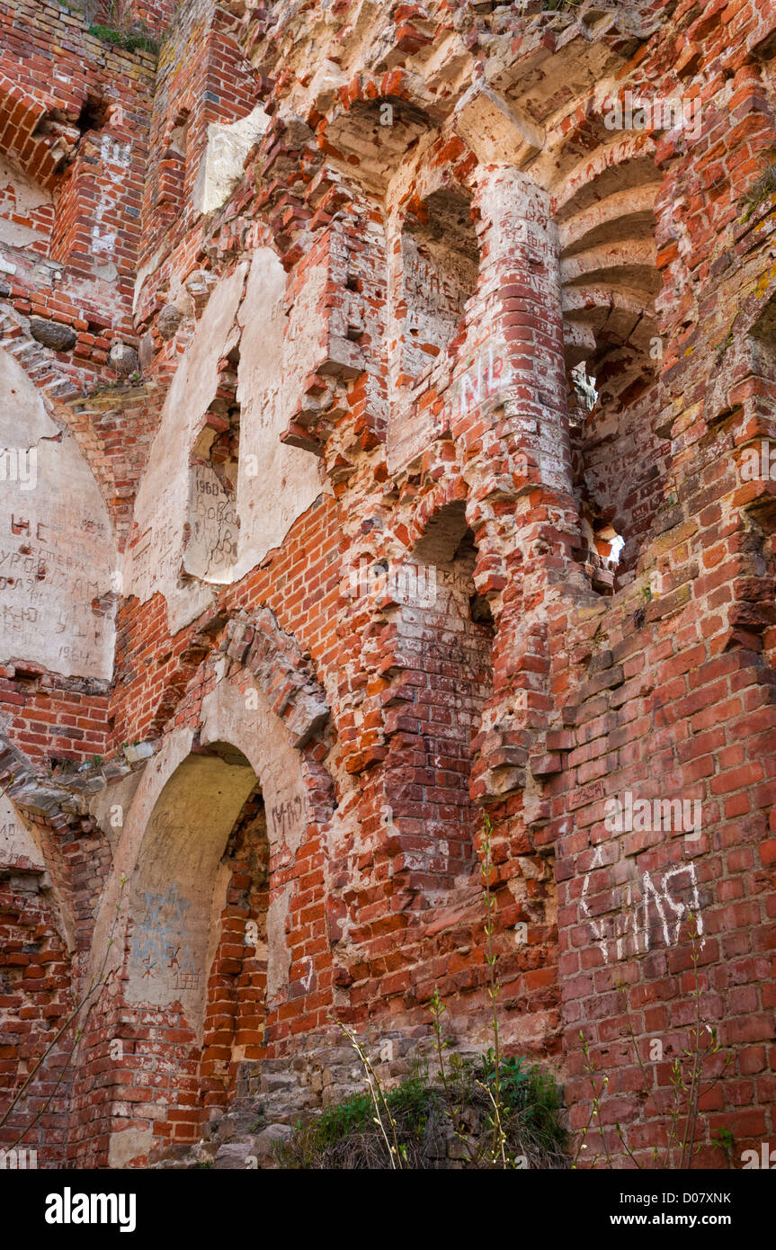 Balga - ruins of medieval castle of the Teutonic knights. Kaliningrad ...