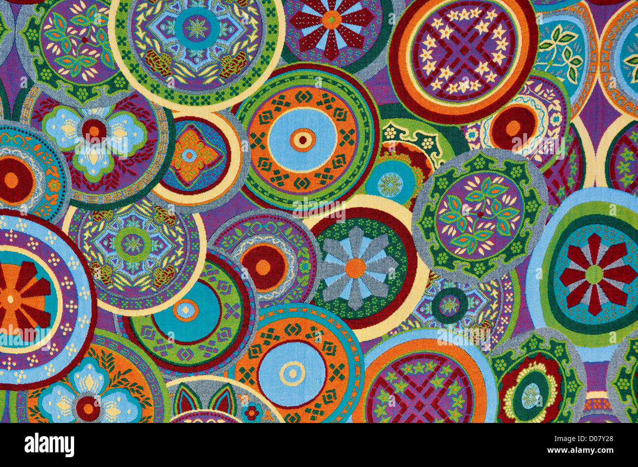 Mayan Circle Pattern Background Stock Photo - Alamy
