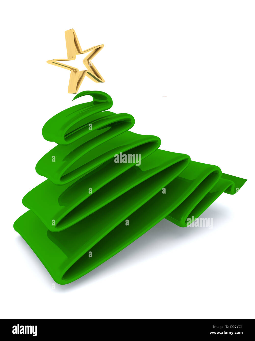 3D render of Scribble sketch Christmas tree concept Stock Photo - Alamy