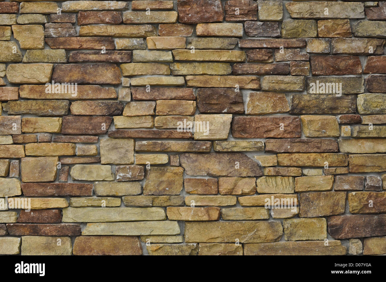 Modern Multi Color Stone Wall used for Background Stock Photo - Alamy