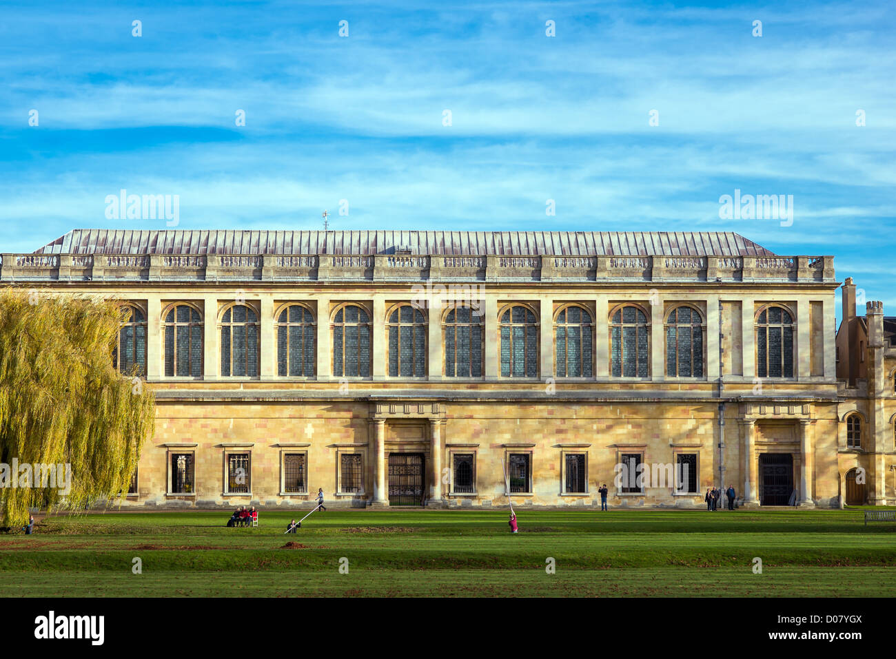 Wren library, Trinity college, university of Cambridge, England Stock ...
