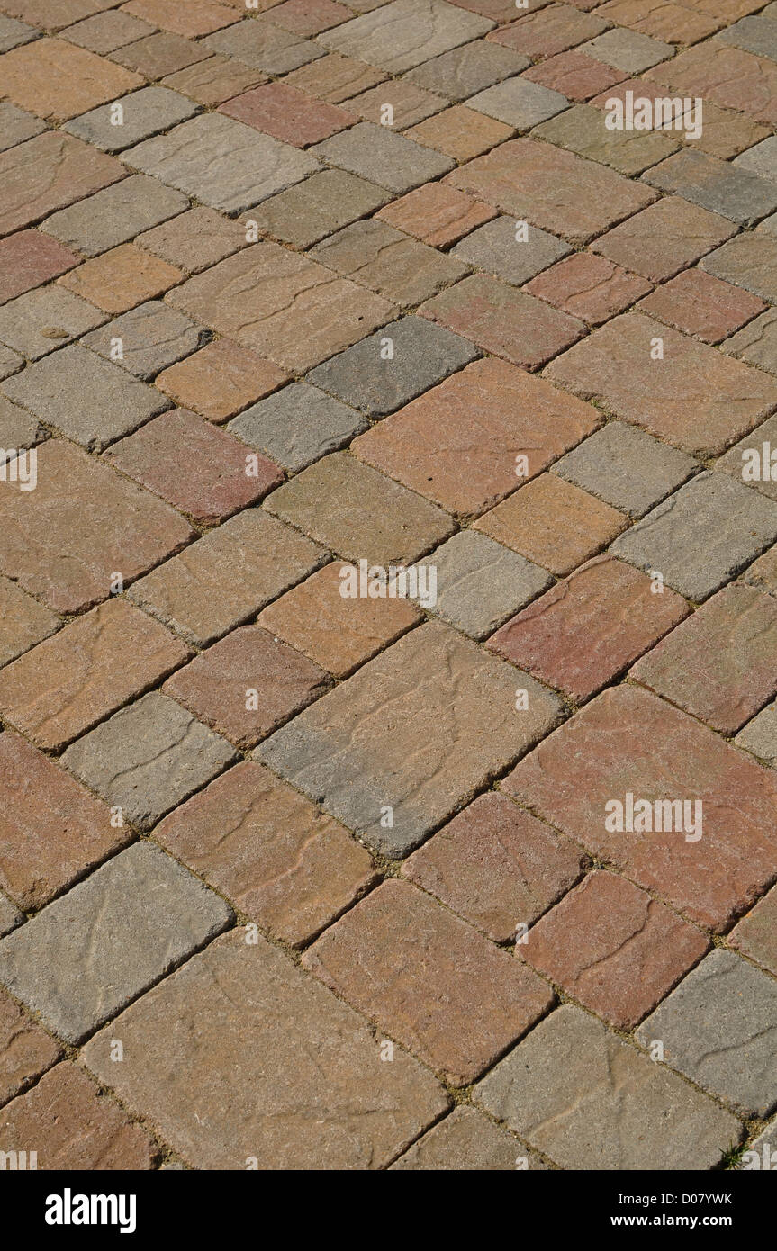 Odd Shaped Multi Color Bricks Stones Stock Photo - Alamy