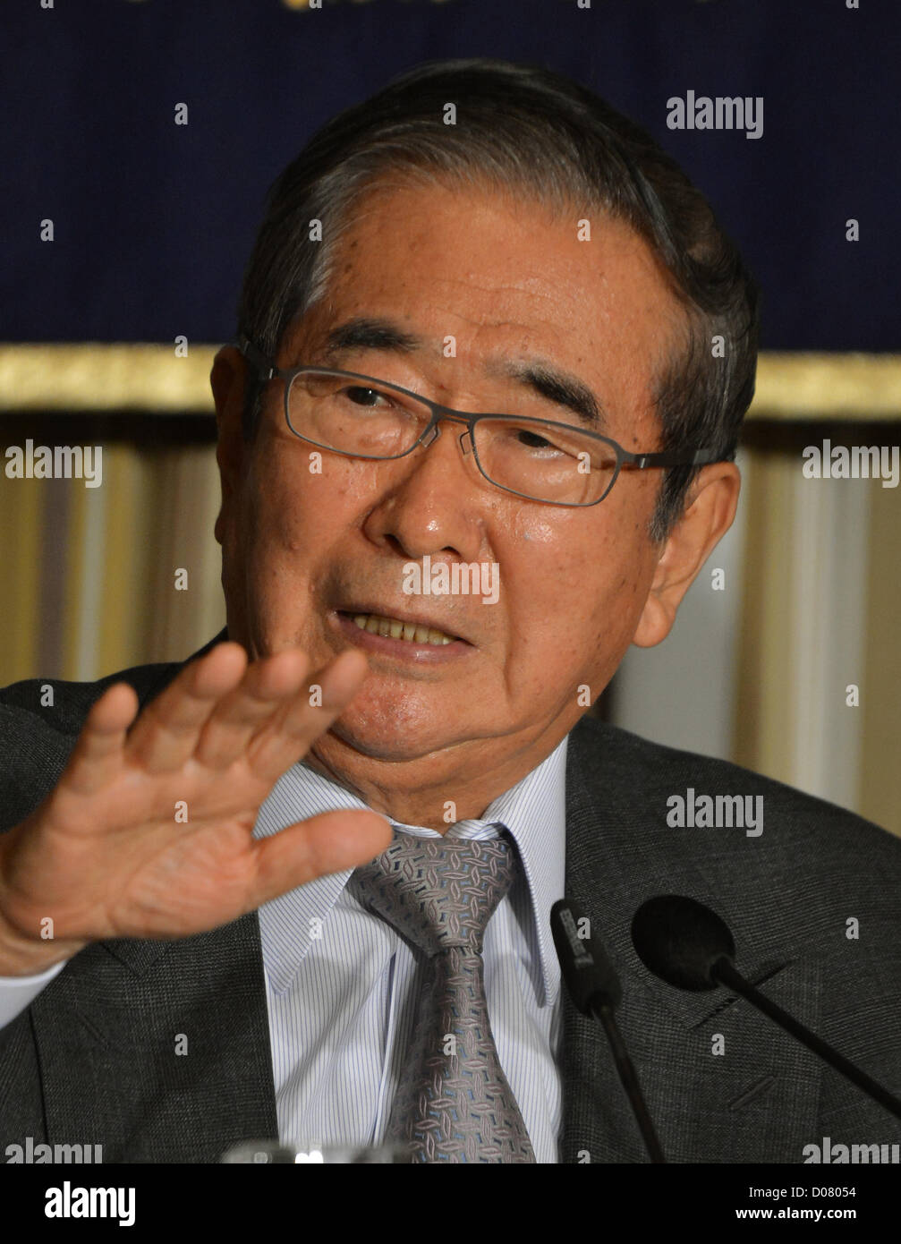 November 20, 2012, Tokyo, Japan - Shintaro Ishihara of the Japan ...