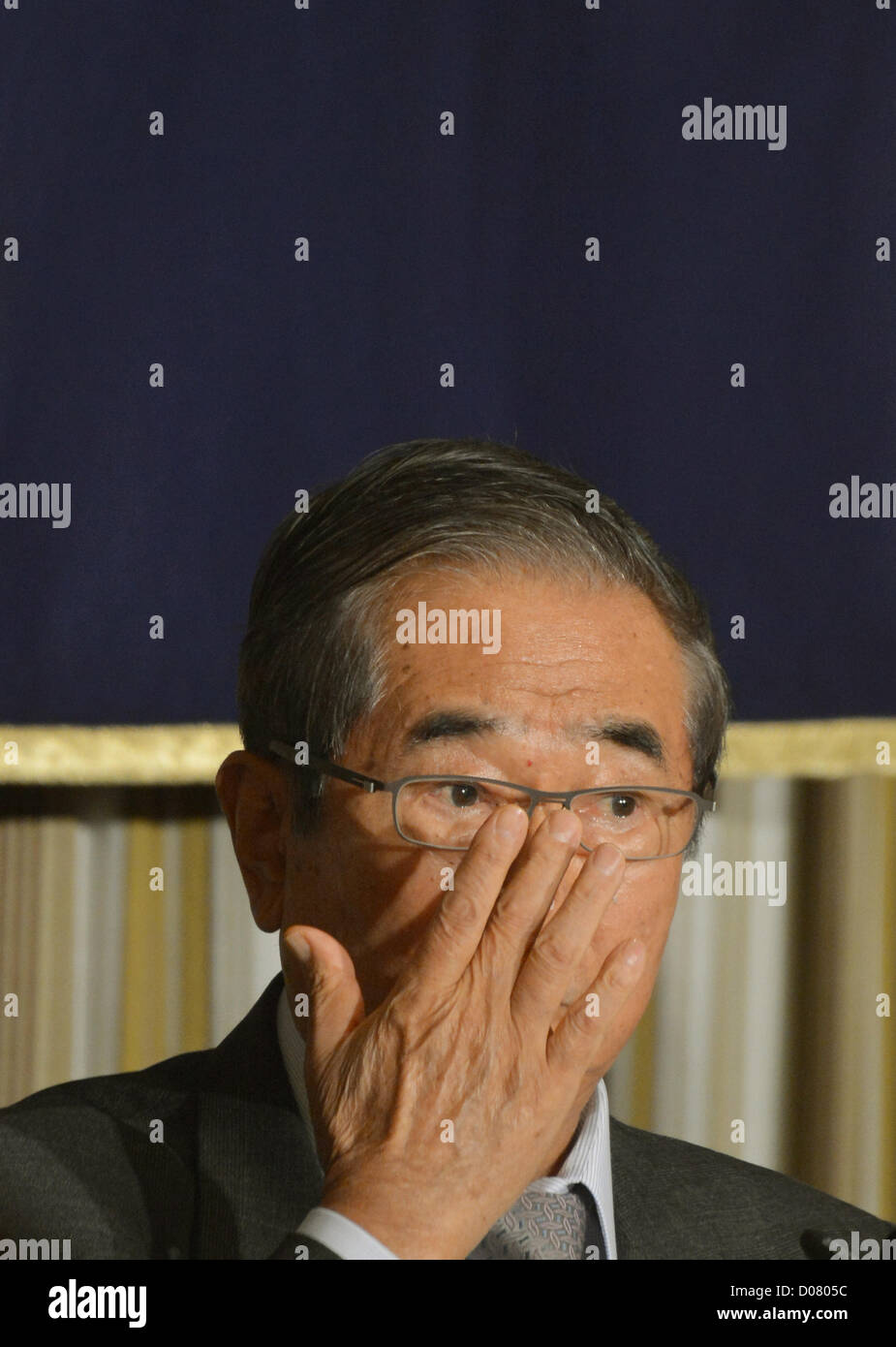 November 20, 2012, Tokyo, Japan - Shintaro Ishihara of the Japan ...