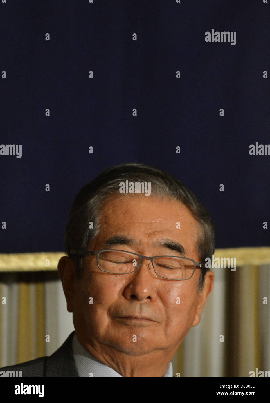 November 20, 2012, Tokyo, Japan - Shintaro Ishihara of the Japan ...