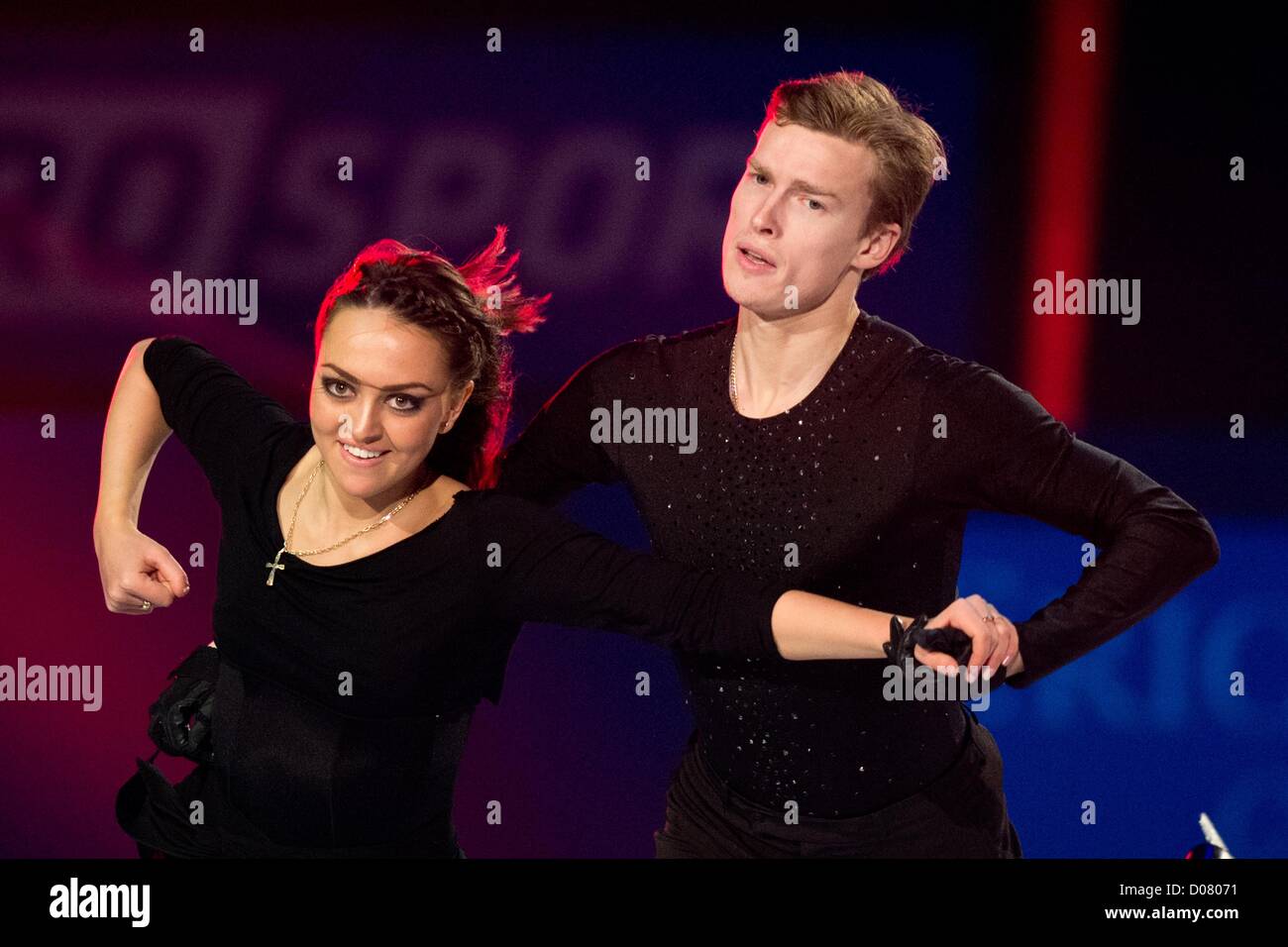 Paris, France. 18th November 2012. Ekaterina Riazanova, Ilia Tkachenko ...