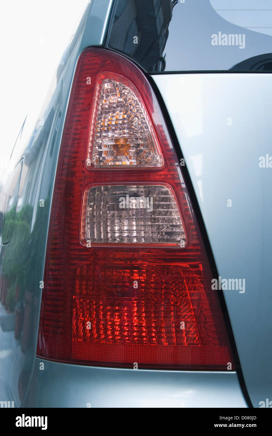 Close-up of the tail light of a car, Delhi, India Stock Photo - Alamy