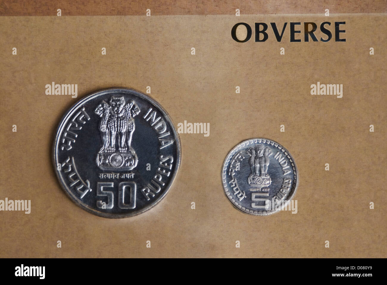 Indian 50 Rupees Coins