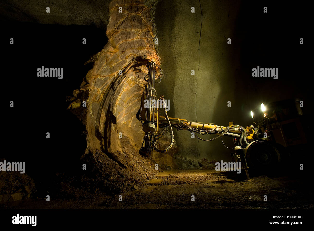 Underground Mining Drilling High Resolution Stock Photography and ...