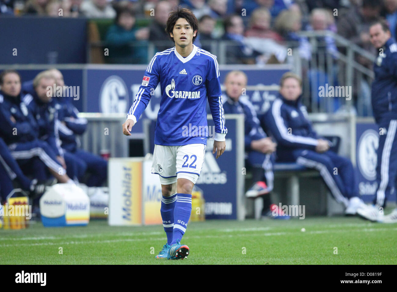 Atsuto Uchida (Schalke), OCTOBER 27, 2012 - Football / Soccer : Atsuto ...