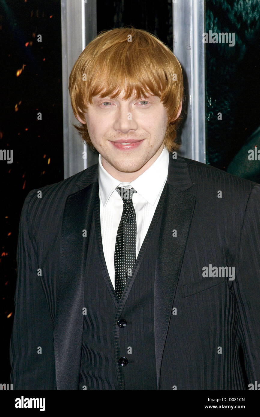 Rupert Grint, at the premiere of 'Harry Potter and the Deathly Hallows ...